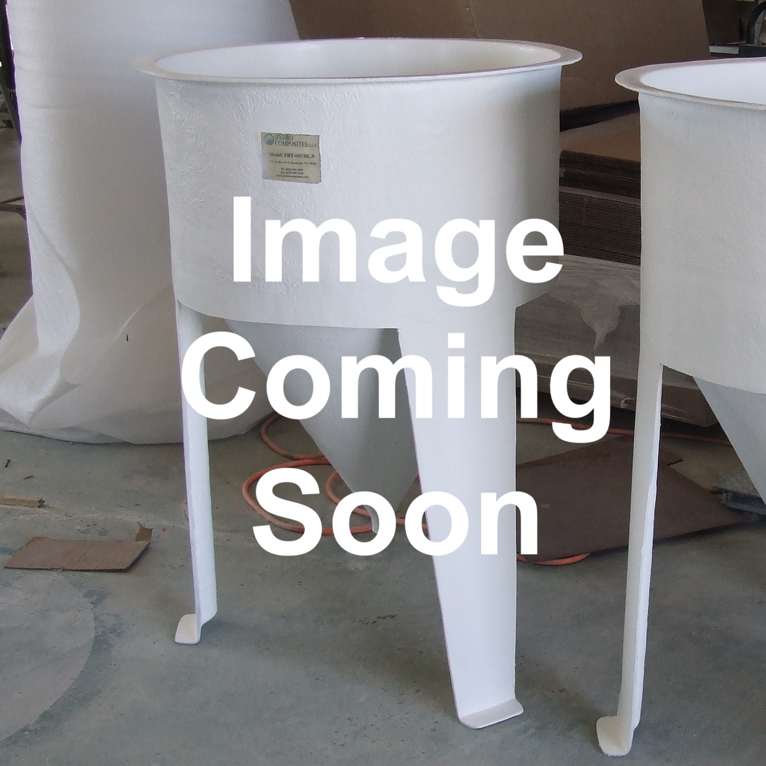 635 gal. Cone Bottom Fiberglass Tank - Hydro Composites, LLC