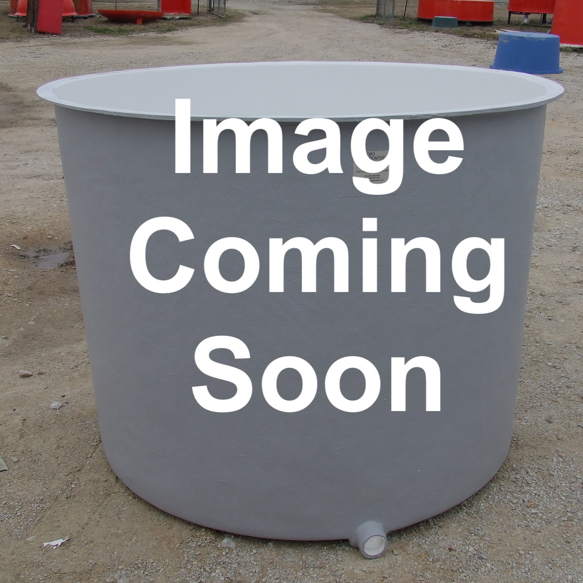 172 gal. Round Fiberglass Tank with Flat Bottom - Hydro Composites, LLC
