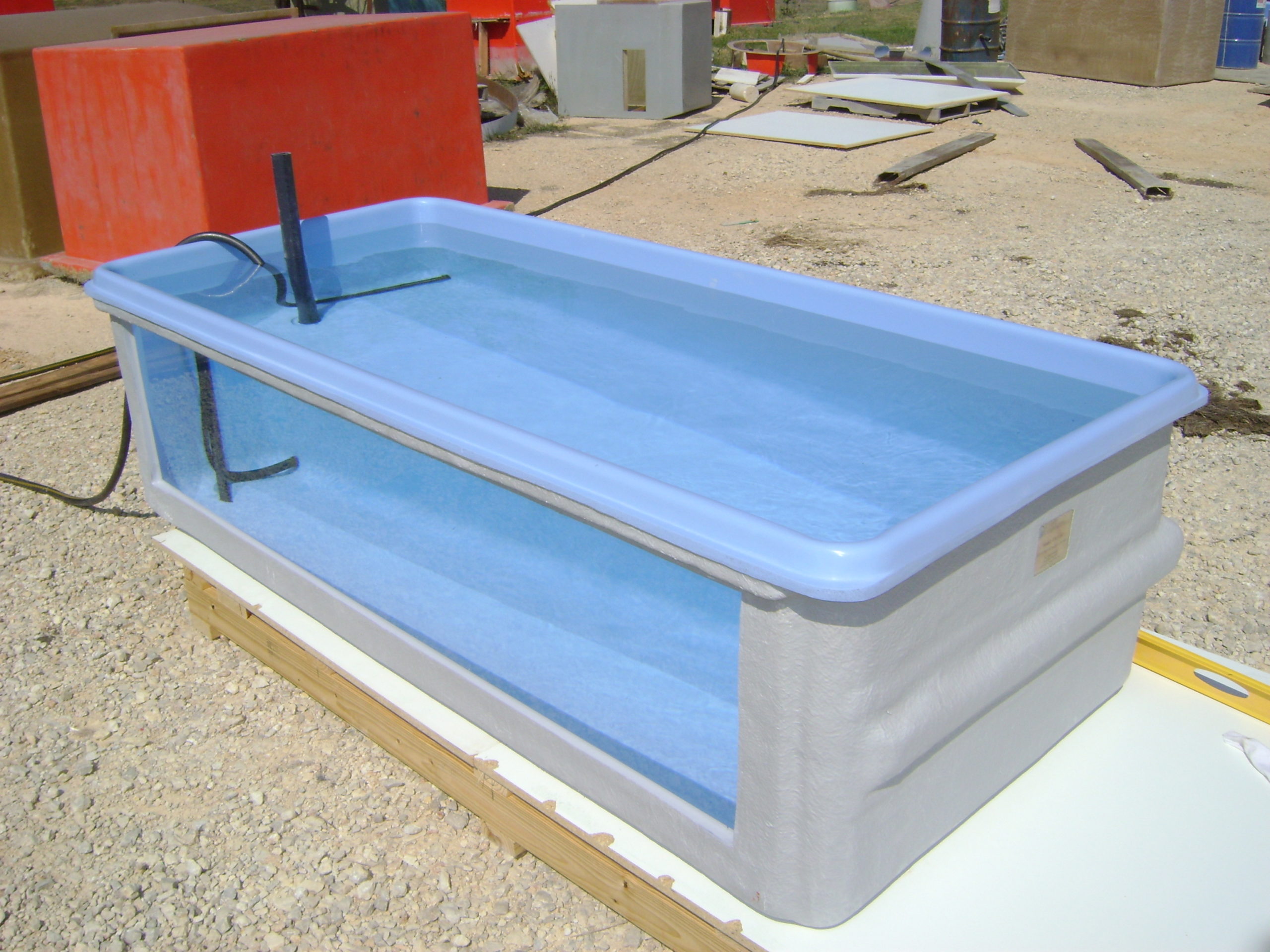 313 gal. Rectangular Fiberglass Tank - Hydro Composites, LLC