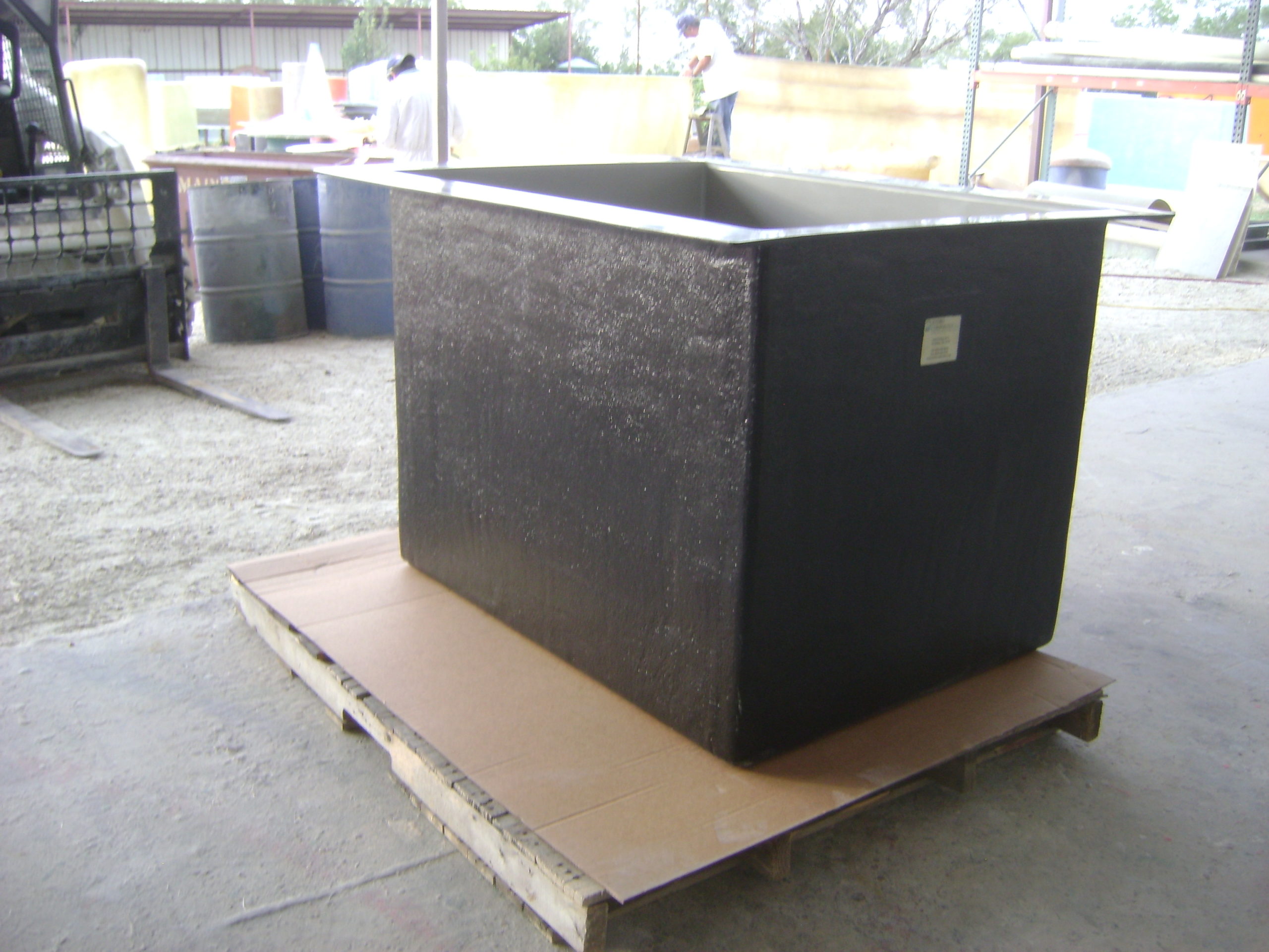 268 gal. Rectangular Fiberglass Tank - Hydro Composites, LLC