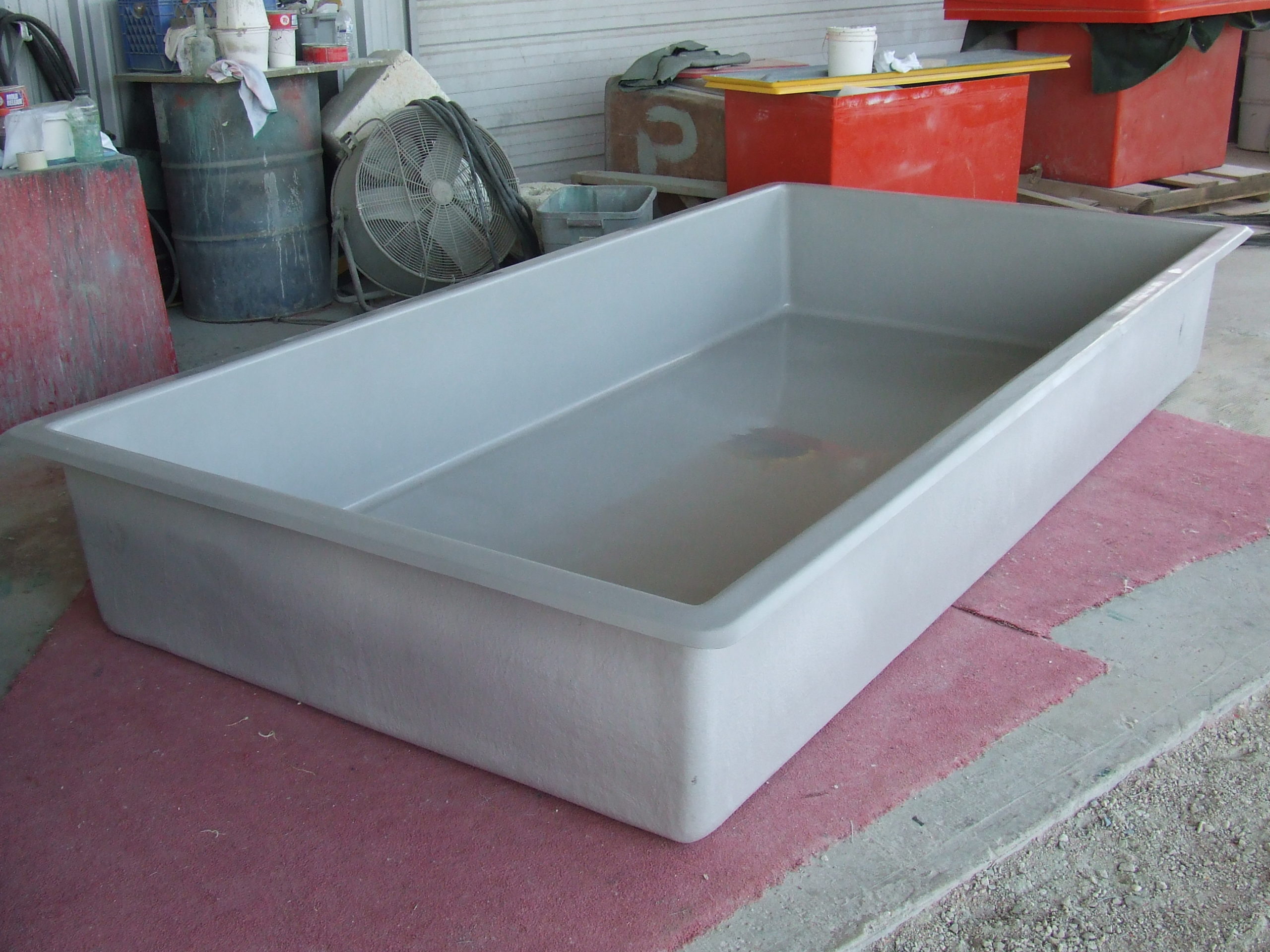 560 gal. Rectangular Fiberglass Tank - Hydro Composites, LLC