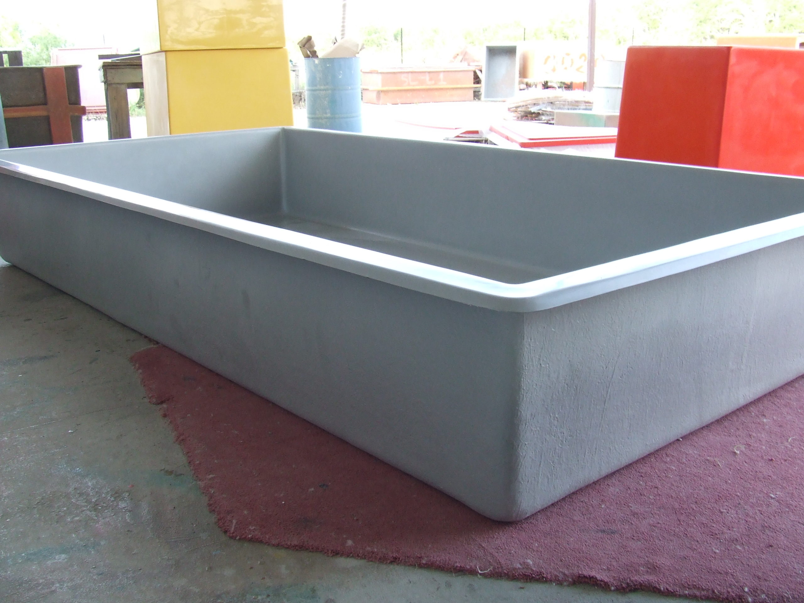 560 gal. Rectangular Fiberglass Tank - Hydro Composites, LLC