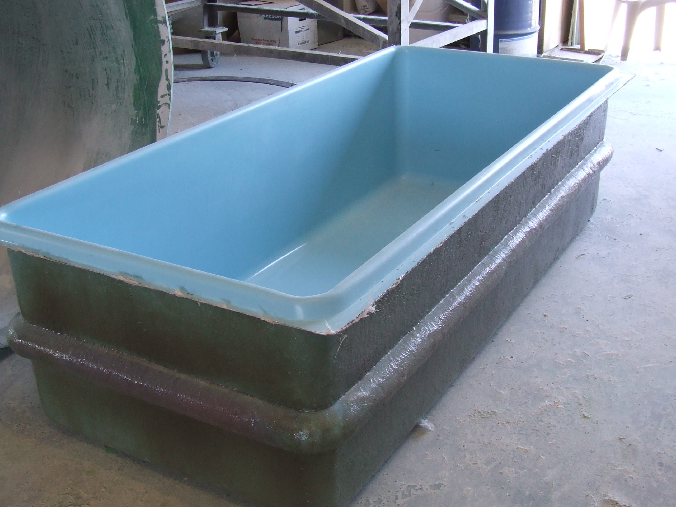 313 gal. Rectangular Fiberglass Tank - Hydro Composites, LLC