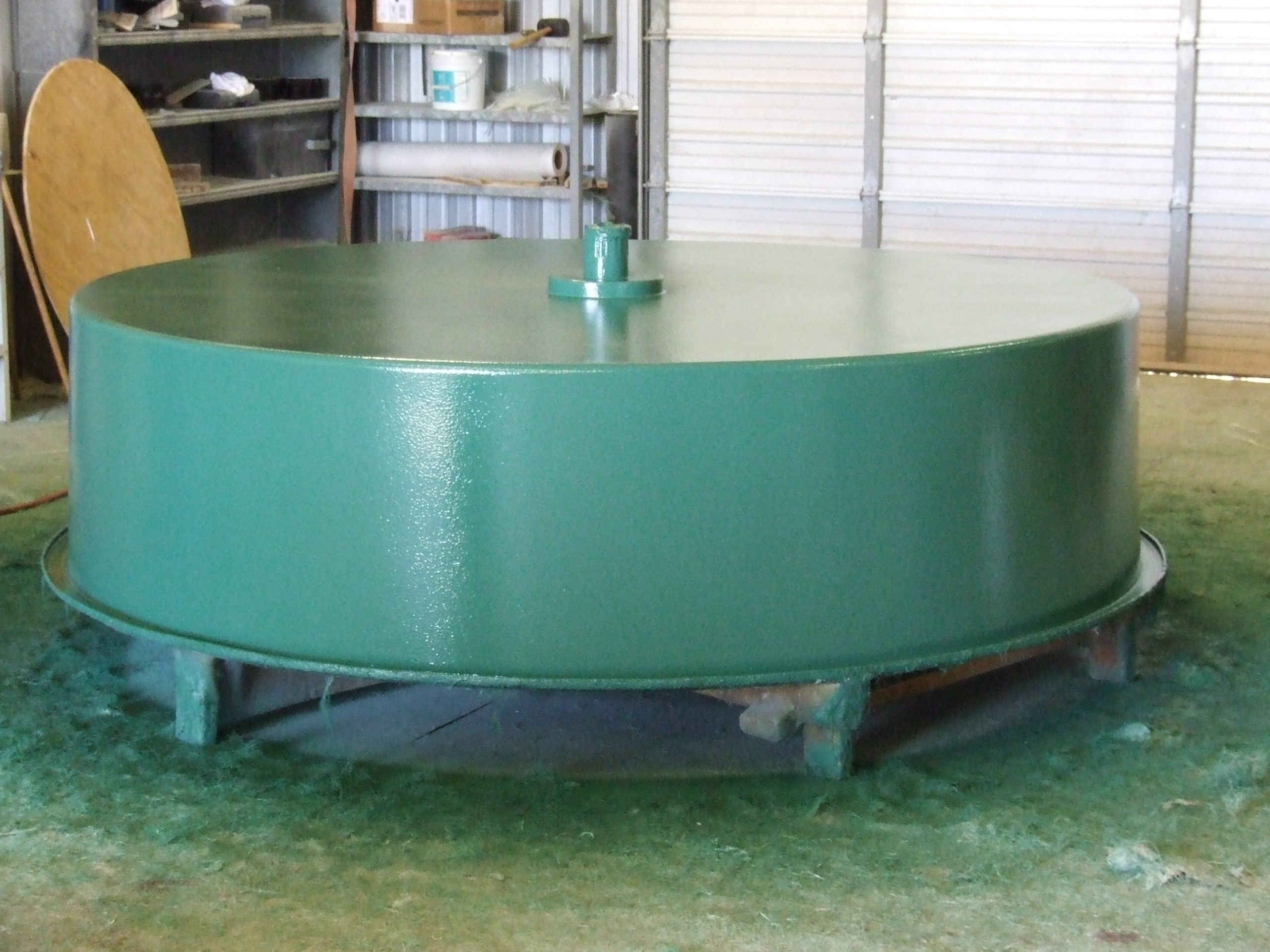 735 gal. Round Fiberglass Tank with Flat Bottom - Hydro Composites, LLC