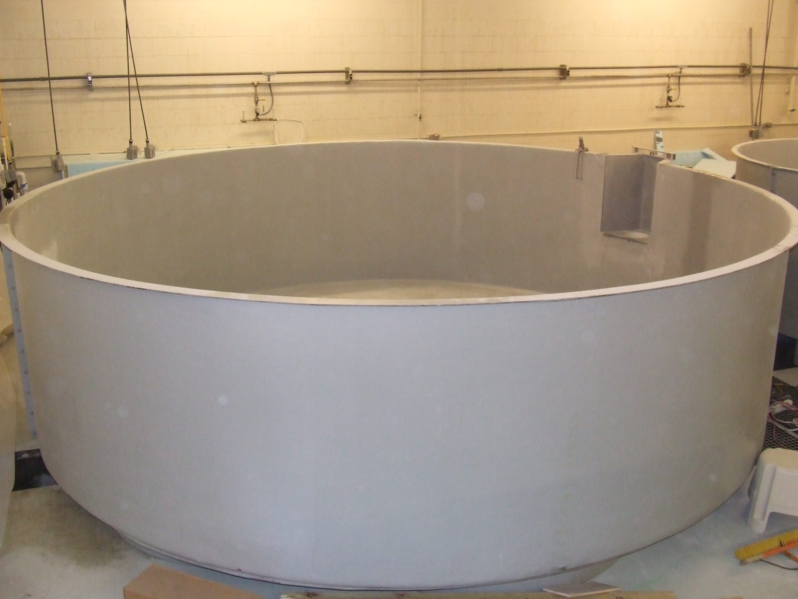 9,517 gal. Round Fiberglass Tank with Flat Bottom - Hydro Composites, LLC