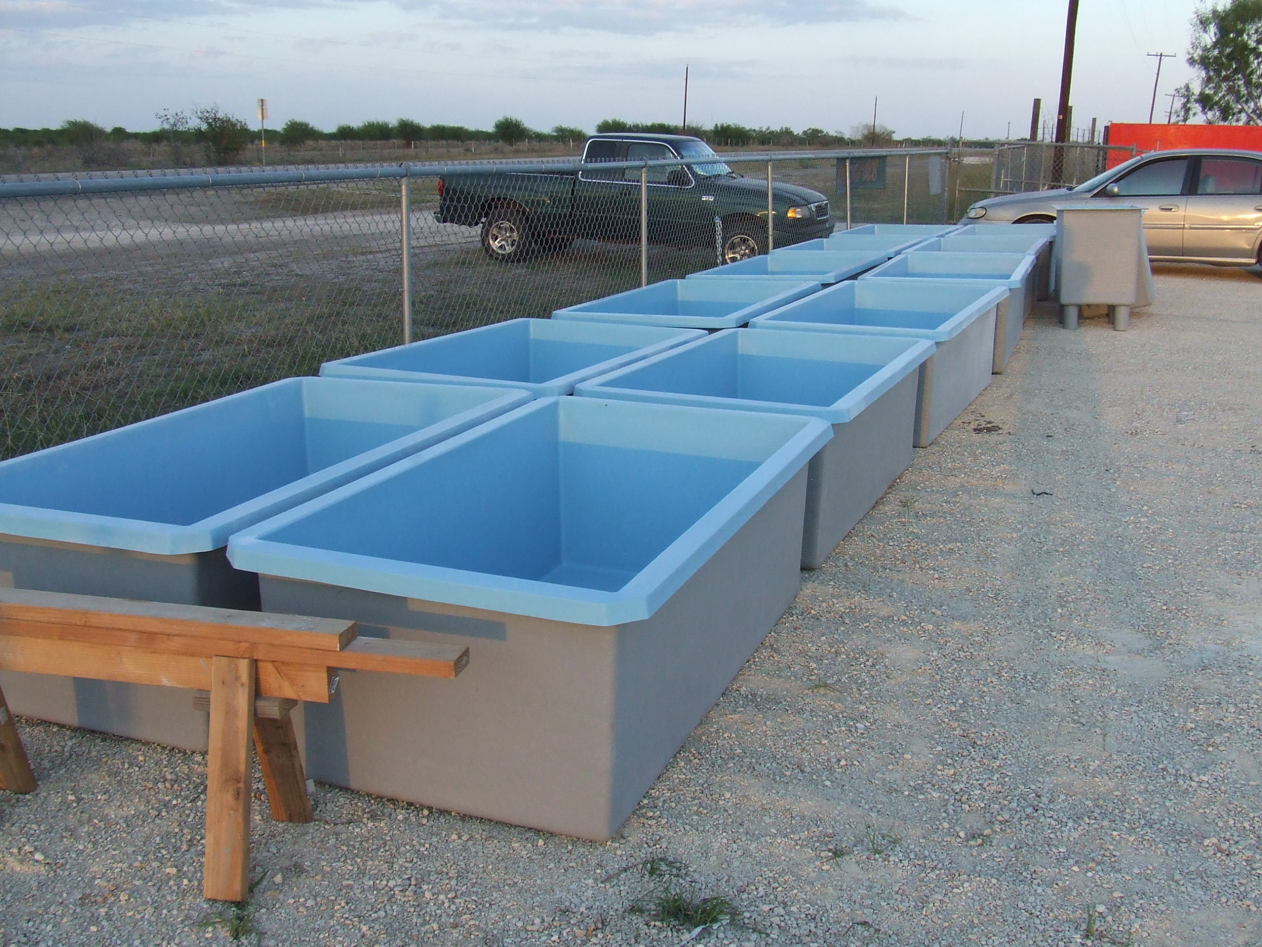 269 gal. Rectangular Fiberglass Tank - Hydro Composites, LLC