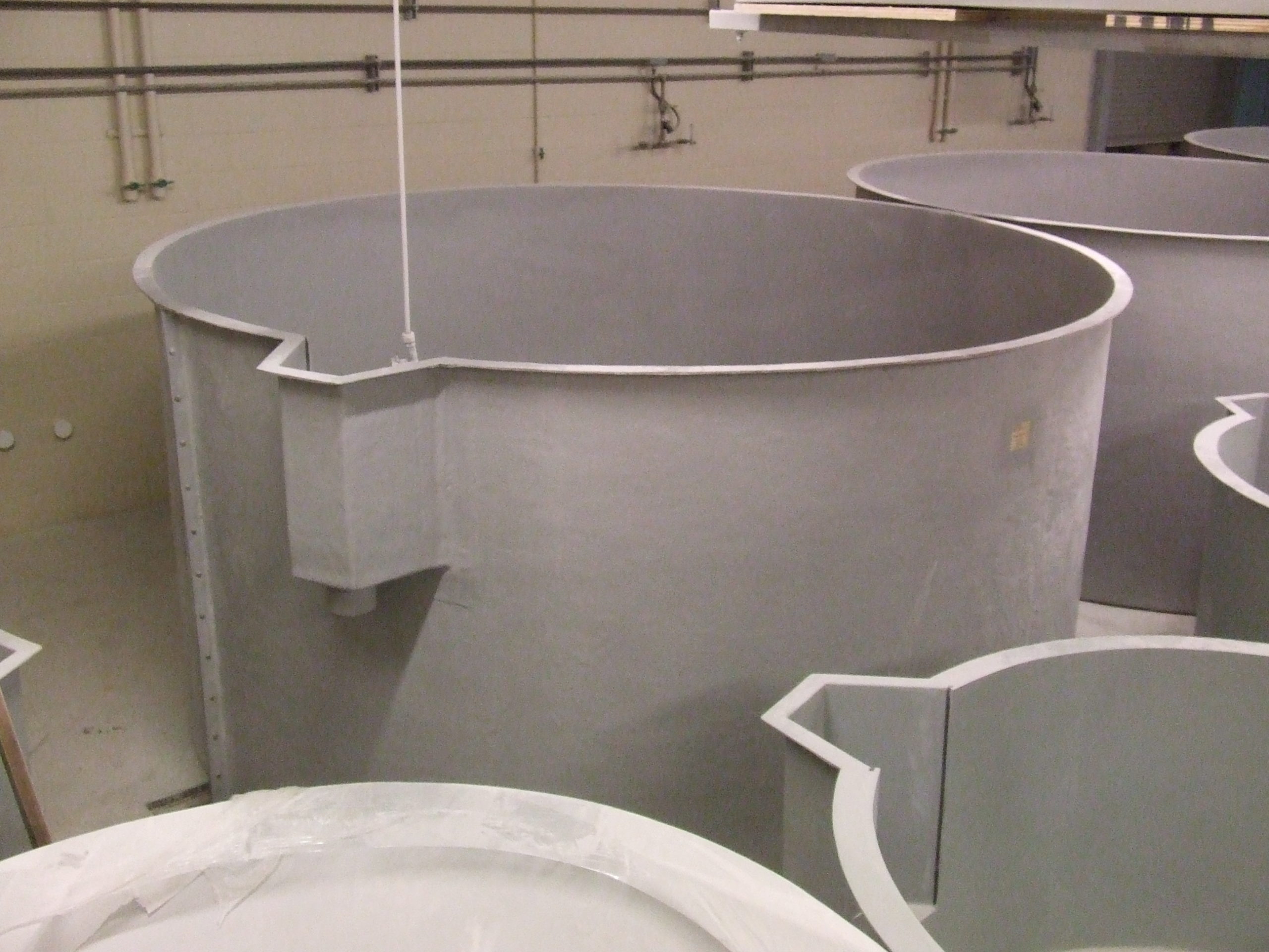 5,075 gal. Round Fiberglass Tank with Flat Bottom - Hydro Composites, LLC