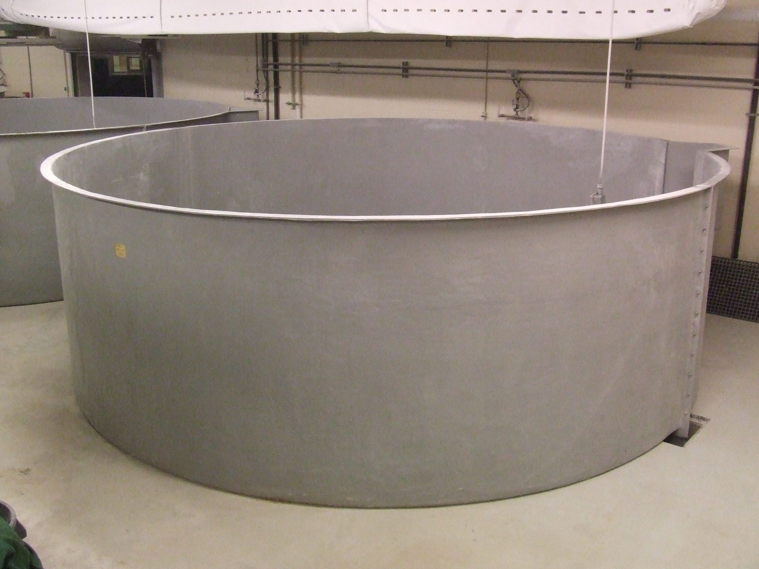 11,420 gal. Round Fiberglass Tank with Flat Bottom - Hydro Composites, LLC