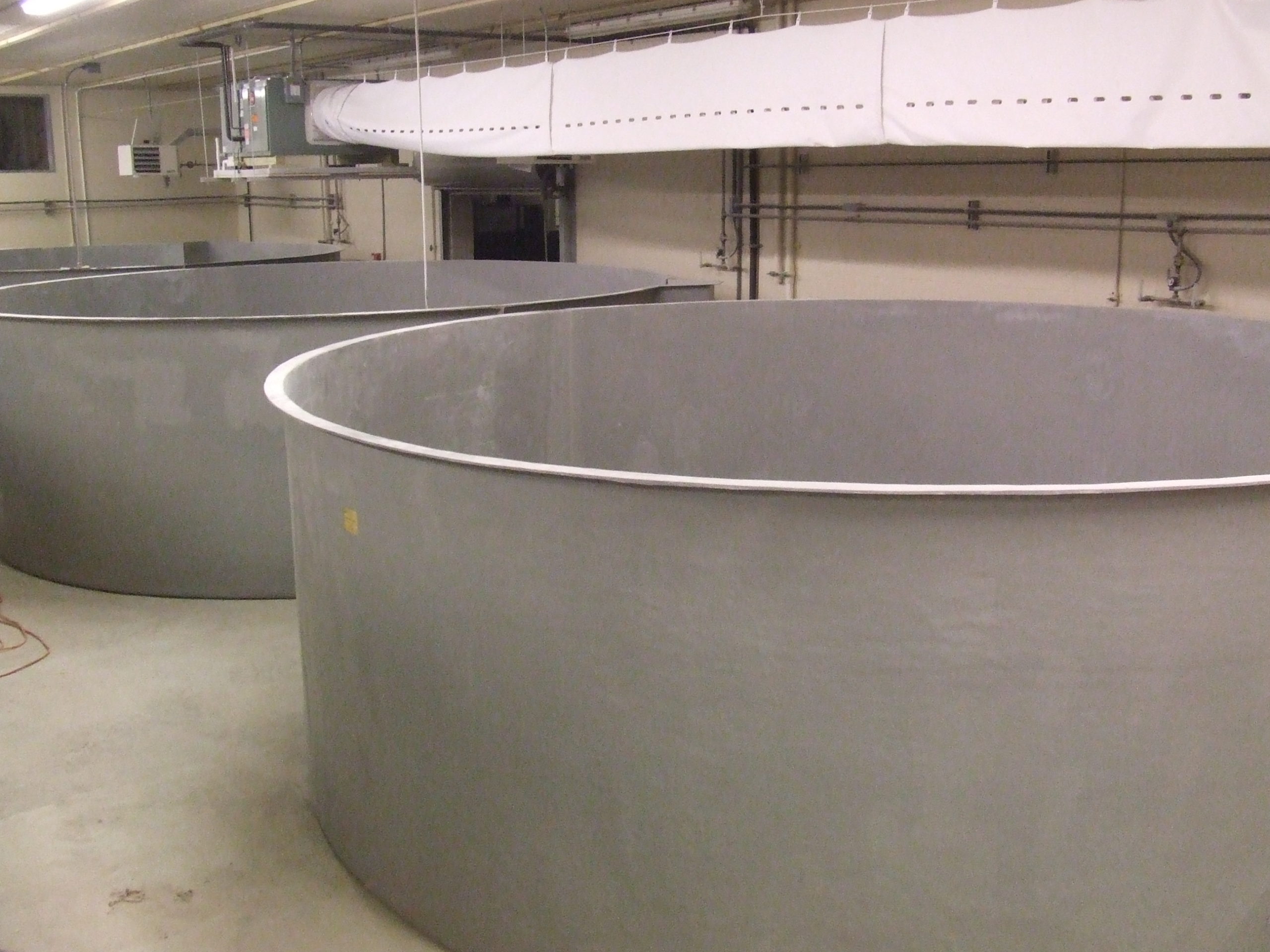 11,420 gal. Round Fiberglass Tank with Flat Bottom - Hydro Composites, LLC