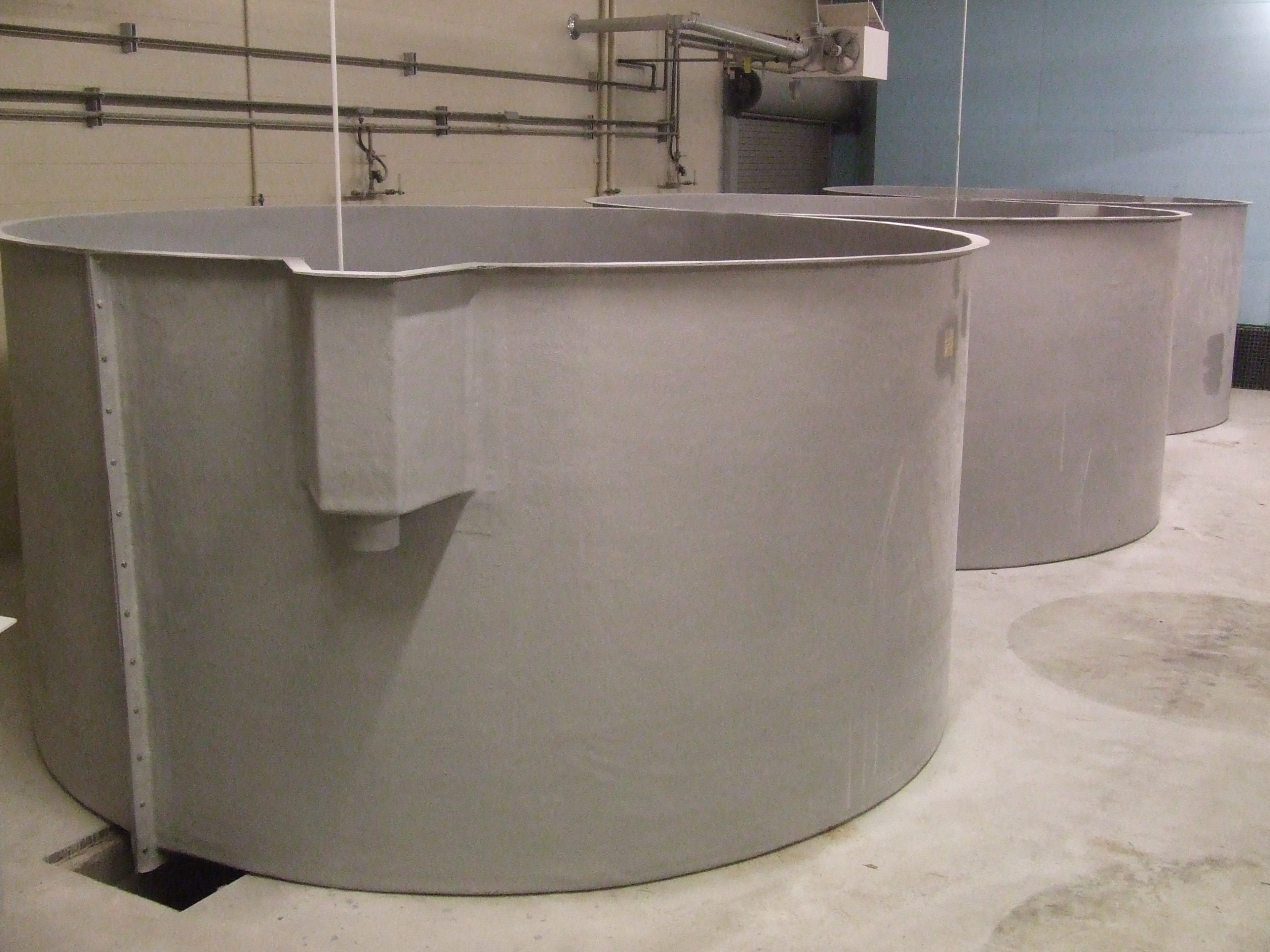 5,075 gal. Round Fiberglass Tank with Flat Bottom - Hydro Composites, LLC