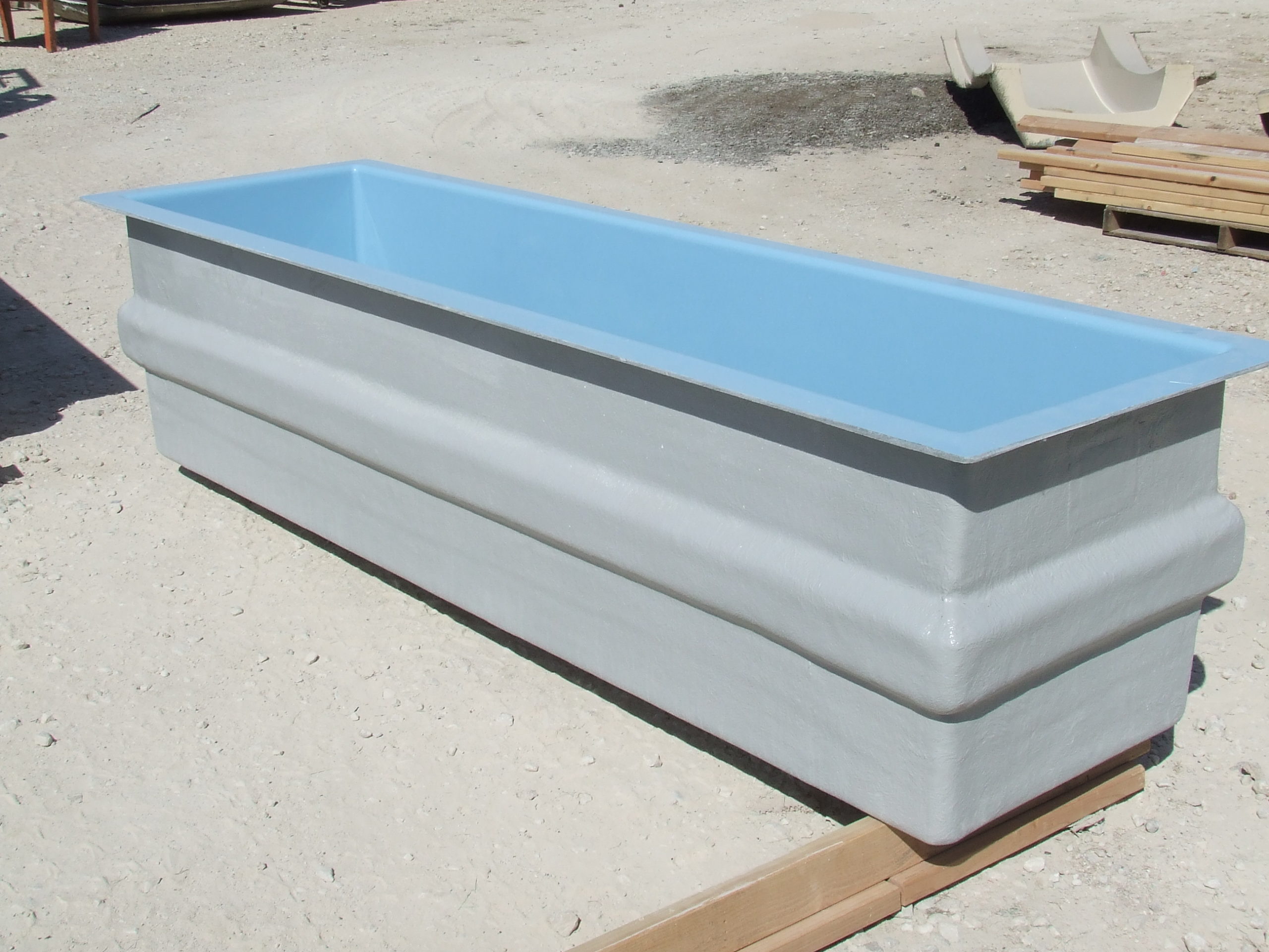 241 gal. Rectangular Fiberglass Tank - Hydro Composites, LLC