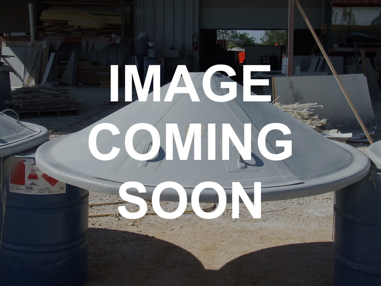 Fiberglass Cone Top for 48 in. Round Tank - Hydro Composites, LLC