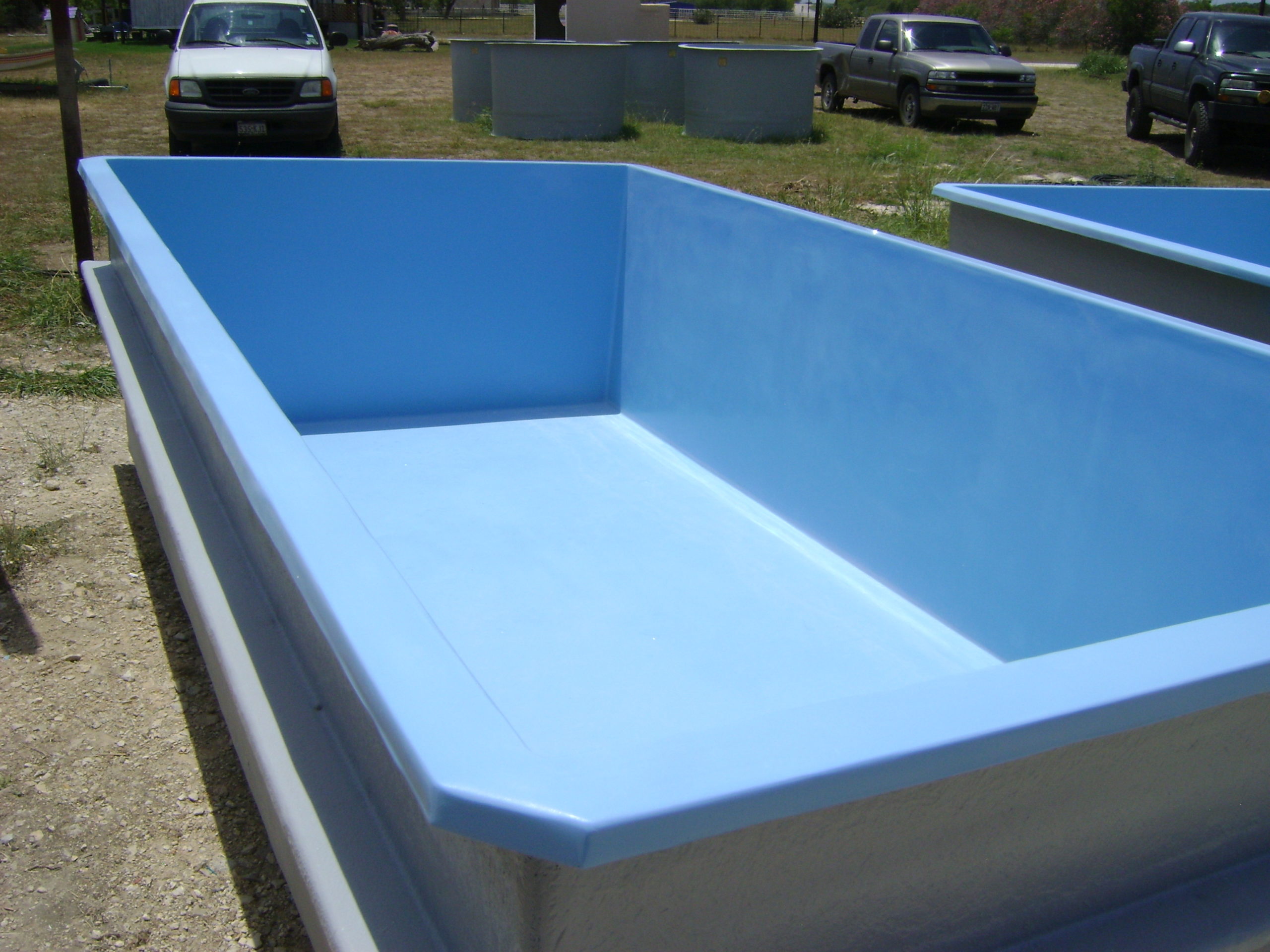 1,616 gal. Rectangular Fiberglass Tank - Hydro Composites, LLC