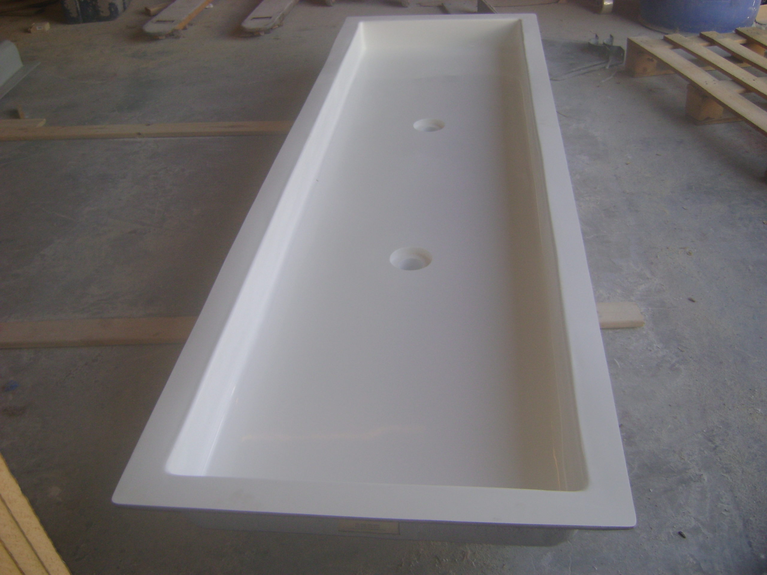 54 gal. Rectangular Fiberglass Tray - Hydro Composites, LLC