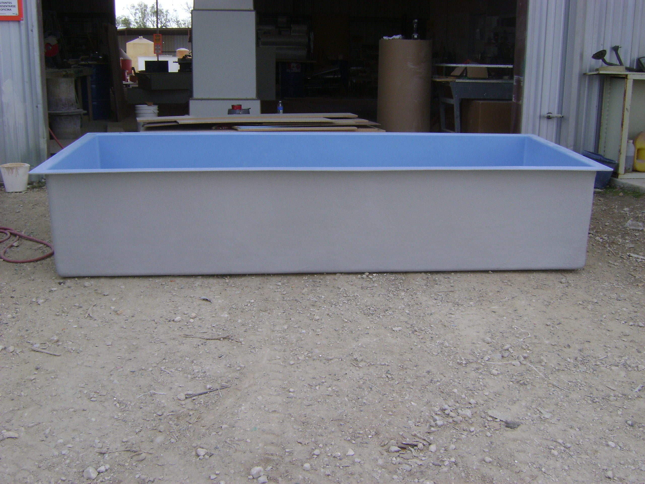 601 gal. Rectangular Fiberglass Tank - Hydro Composites, LLC