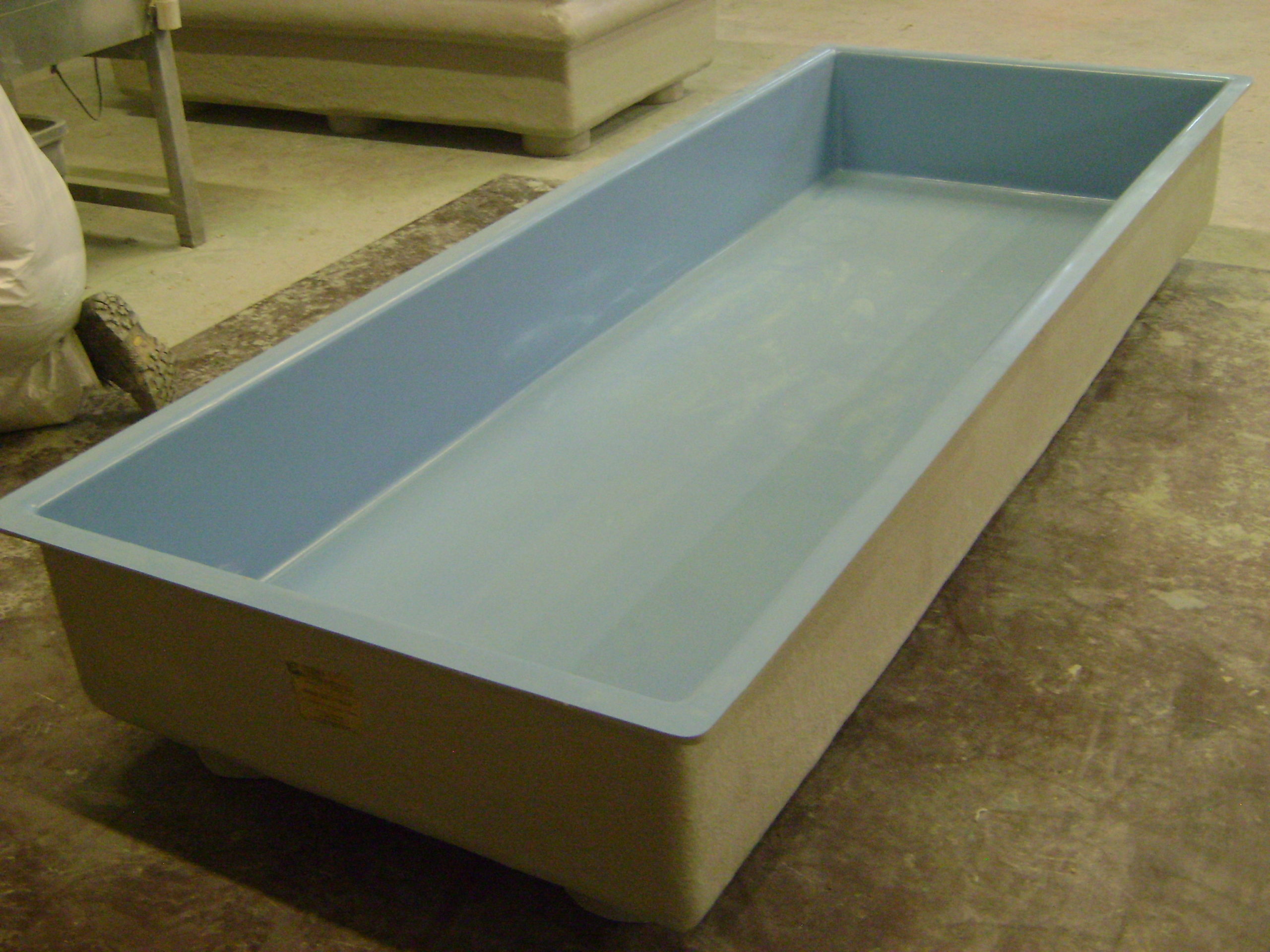 178 gal. Rectangular Fiberglass Tray - Hydro Composites, LLC