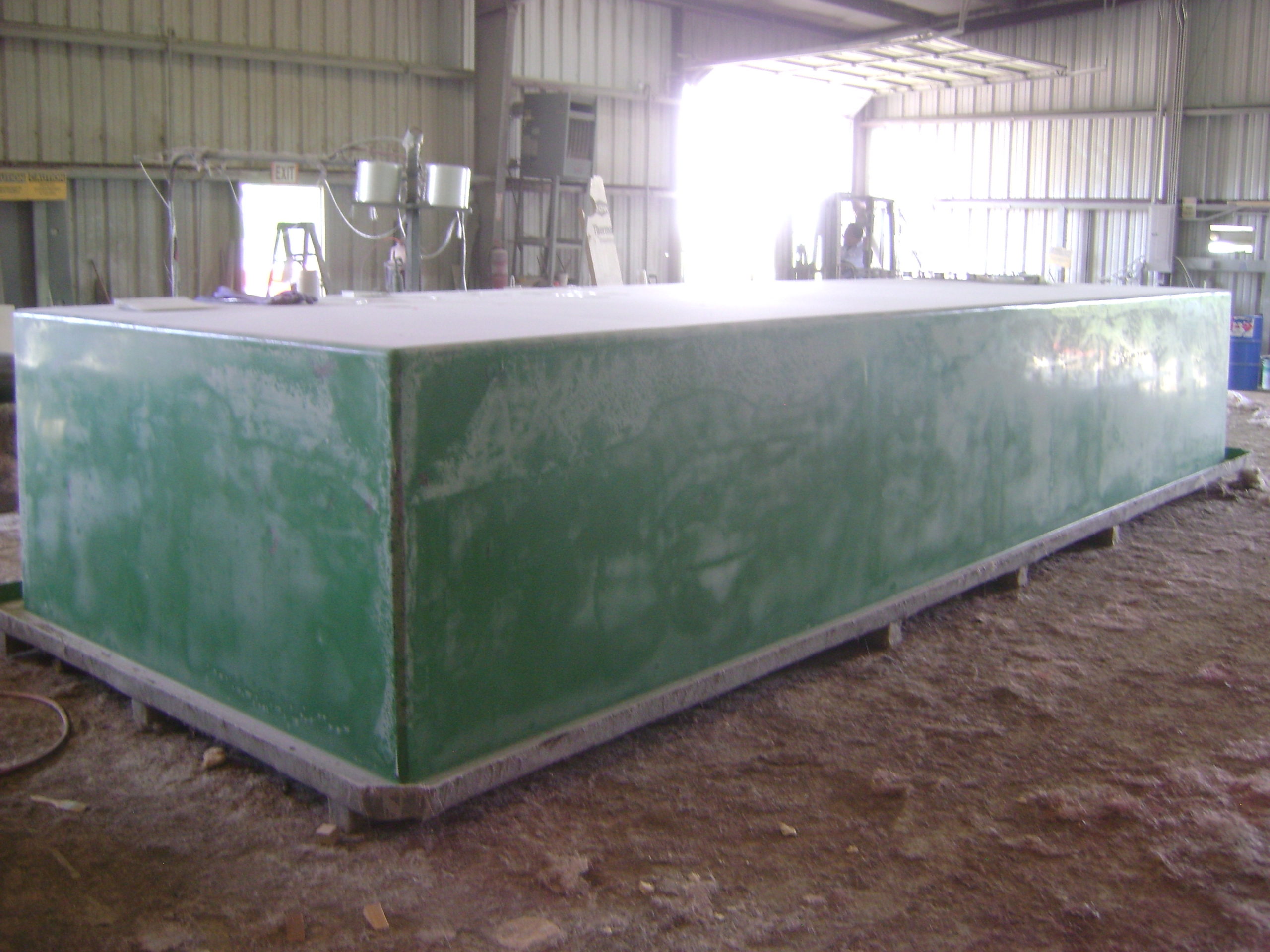 5,745 gal. Rectangular Fiberglass Tank | Hydro Composites, LLC