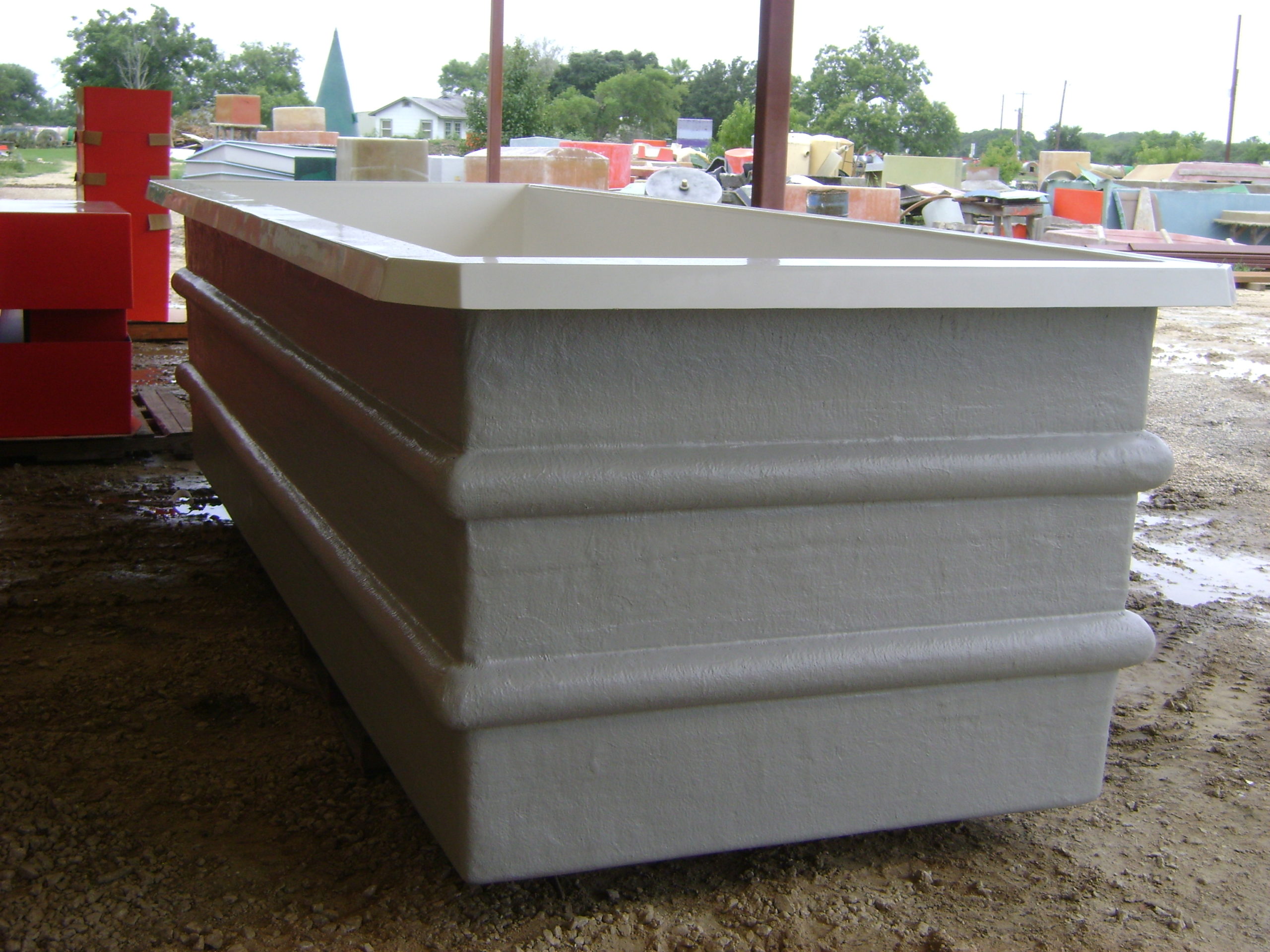 2,245 gal. Rectangular Fiberglass Tank - Hydro Composites, LLC