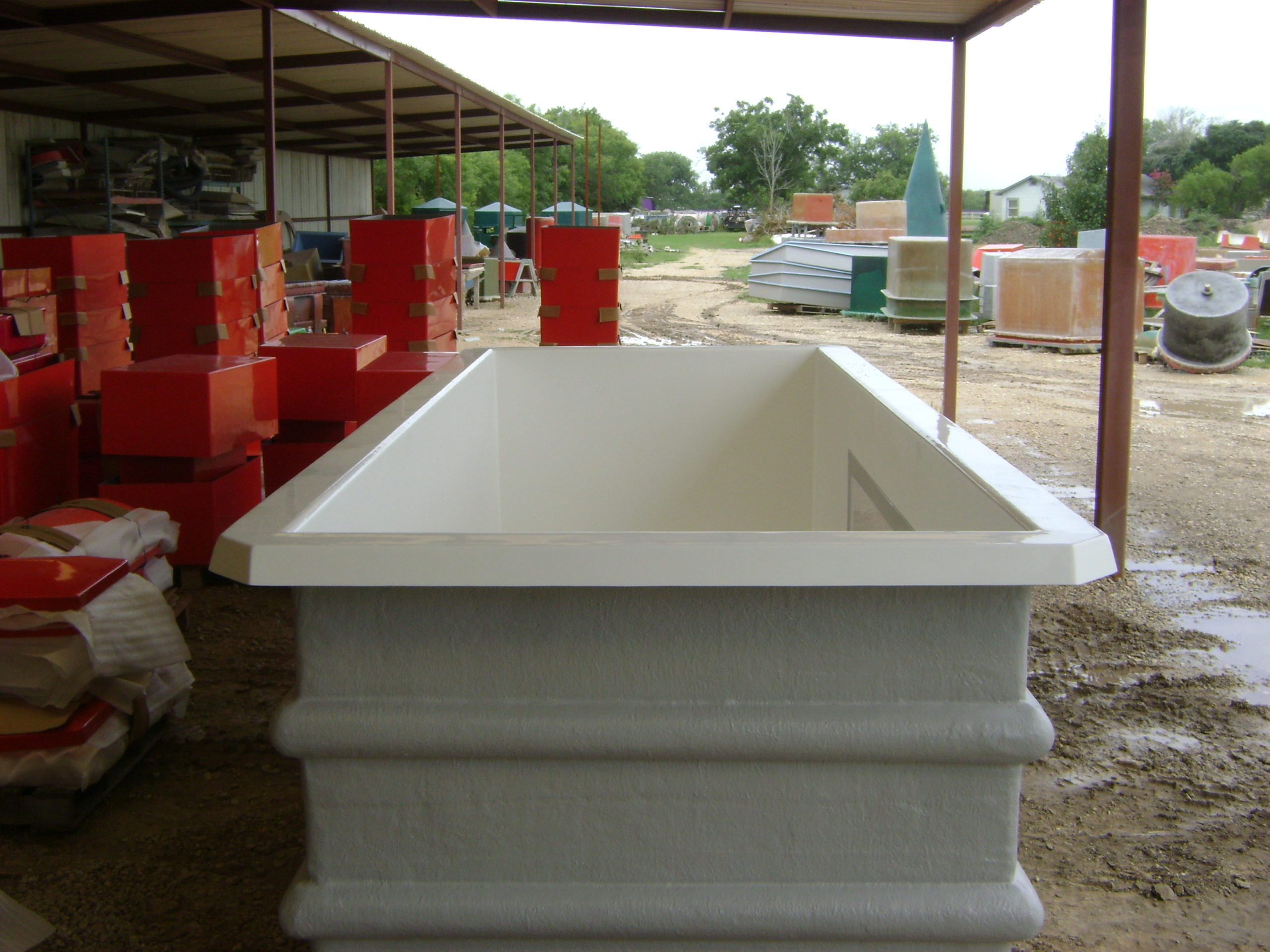 2,245 gal. Rectangular Fiberglass Tank - Hydro Composites, LLC