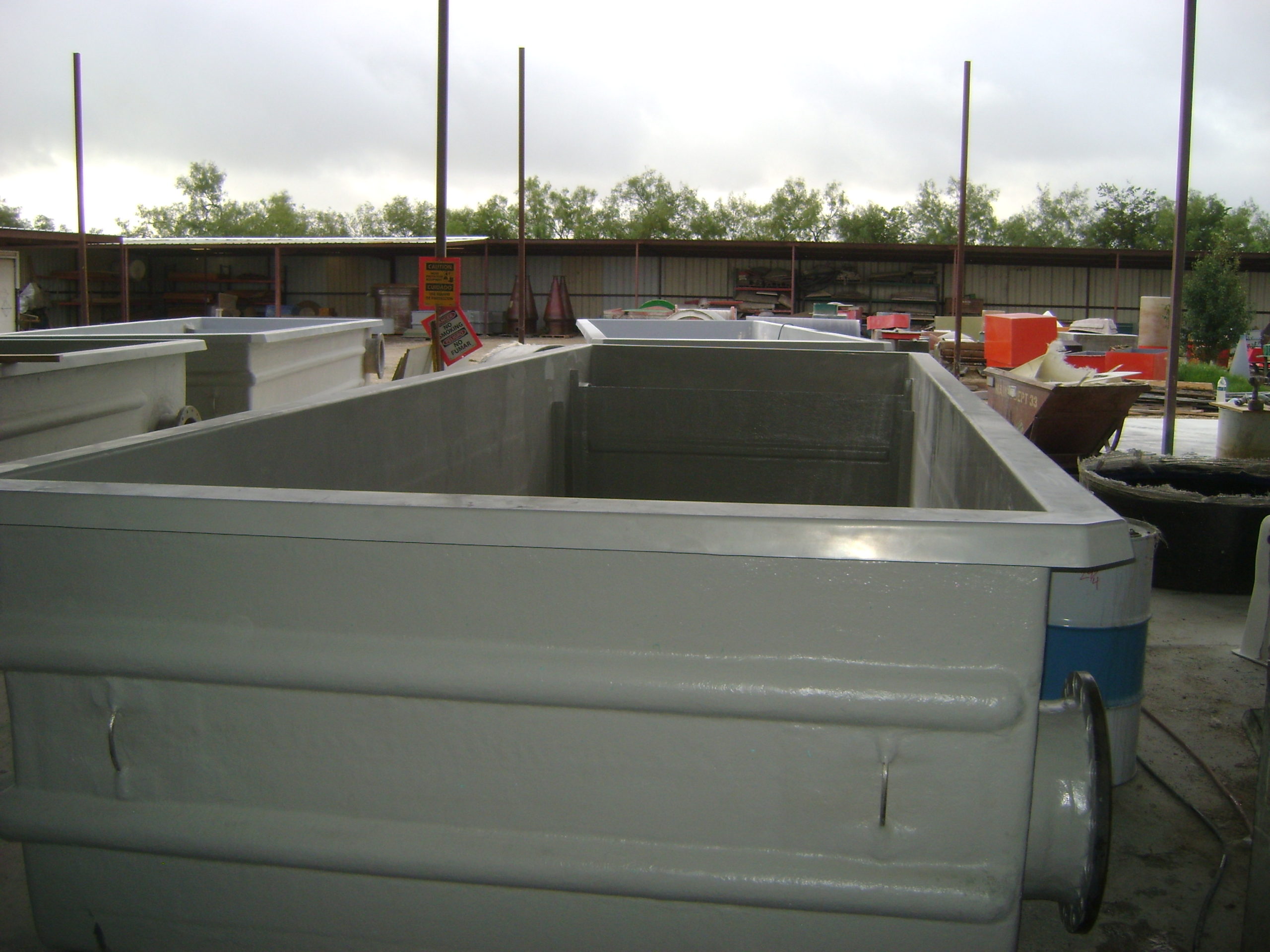 5,745 gal. Rectangular Fiberglass Tank - Hydro Composites, LLC