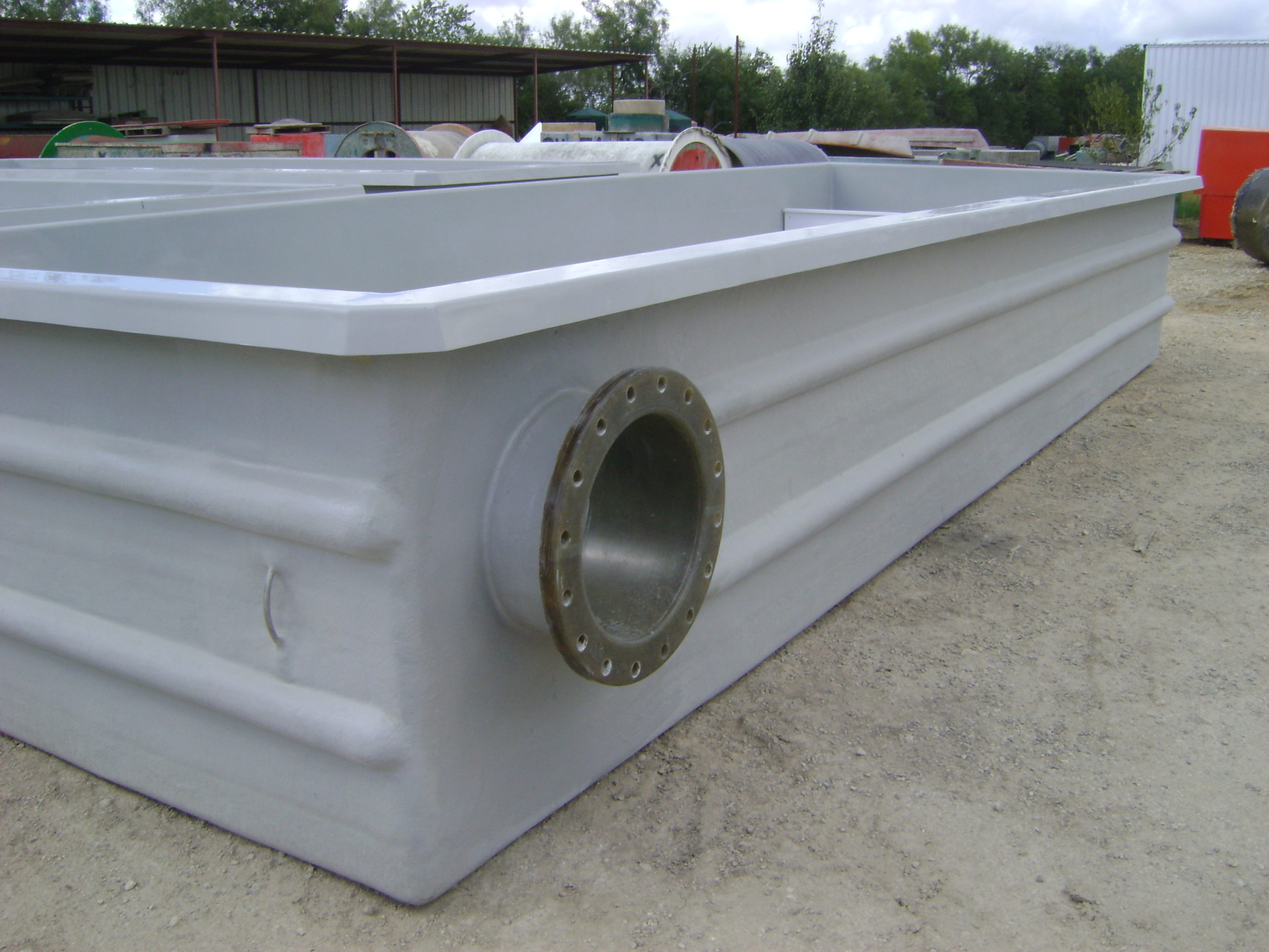 5,745 gal. Rectangular Fiberglass Tank - Hydro Composites, LLC