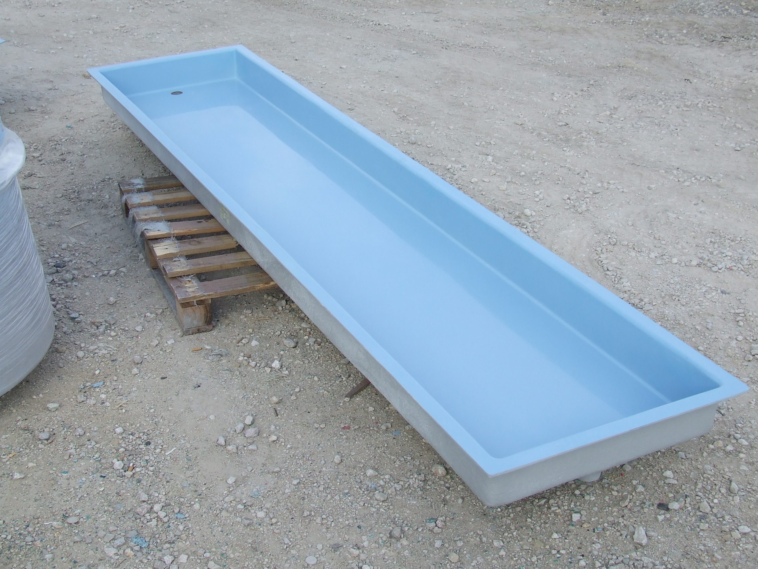 123 gal. Rectangular Fiberglass Tray - Hydro Composites, LLC