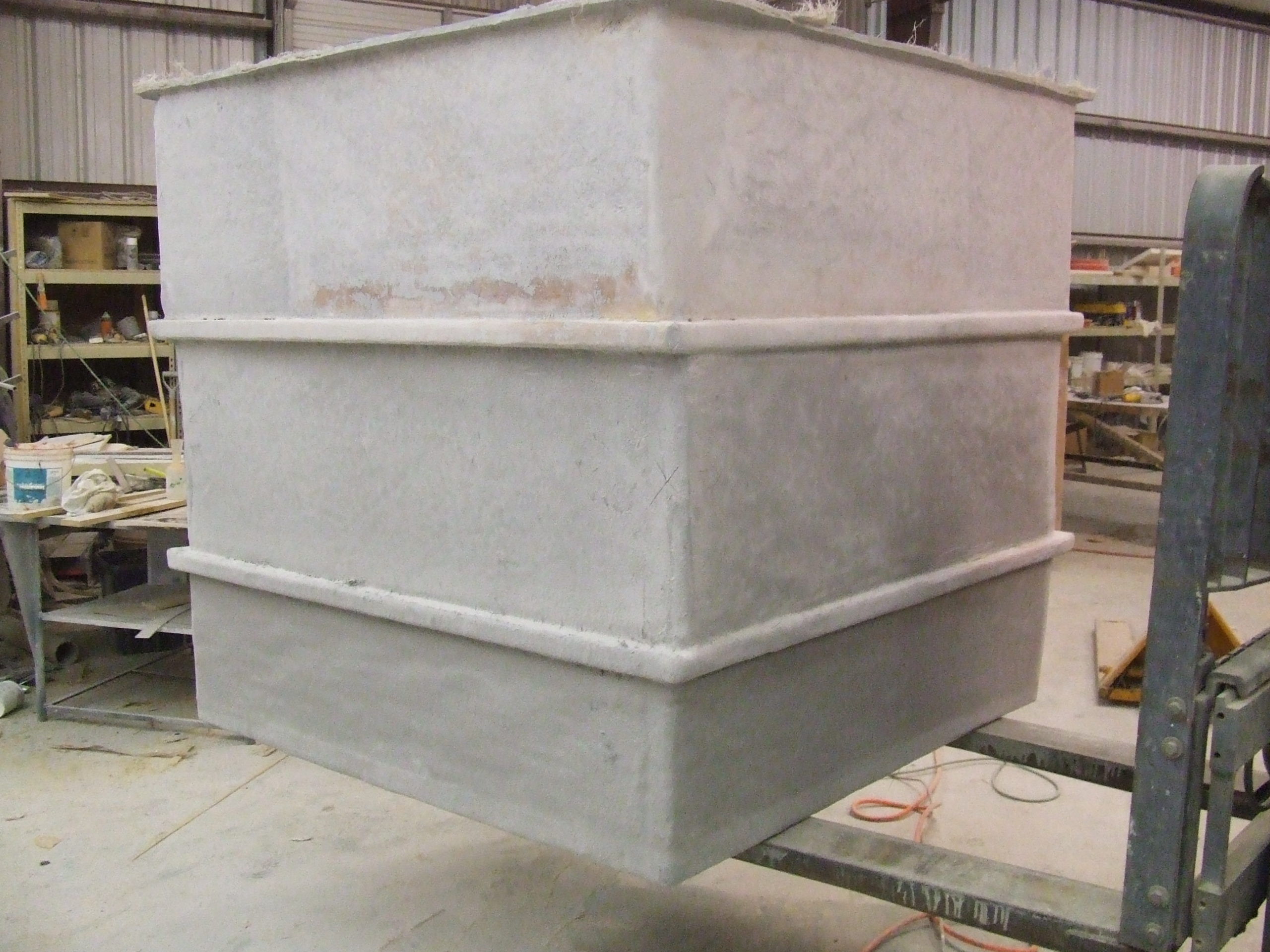 680 gal. Square Fiberglass Tank - Hydro Composites, LLC