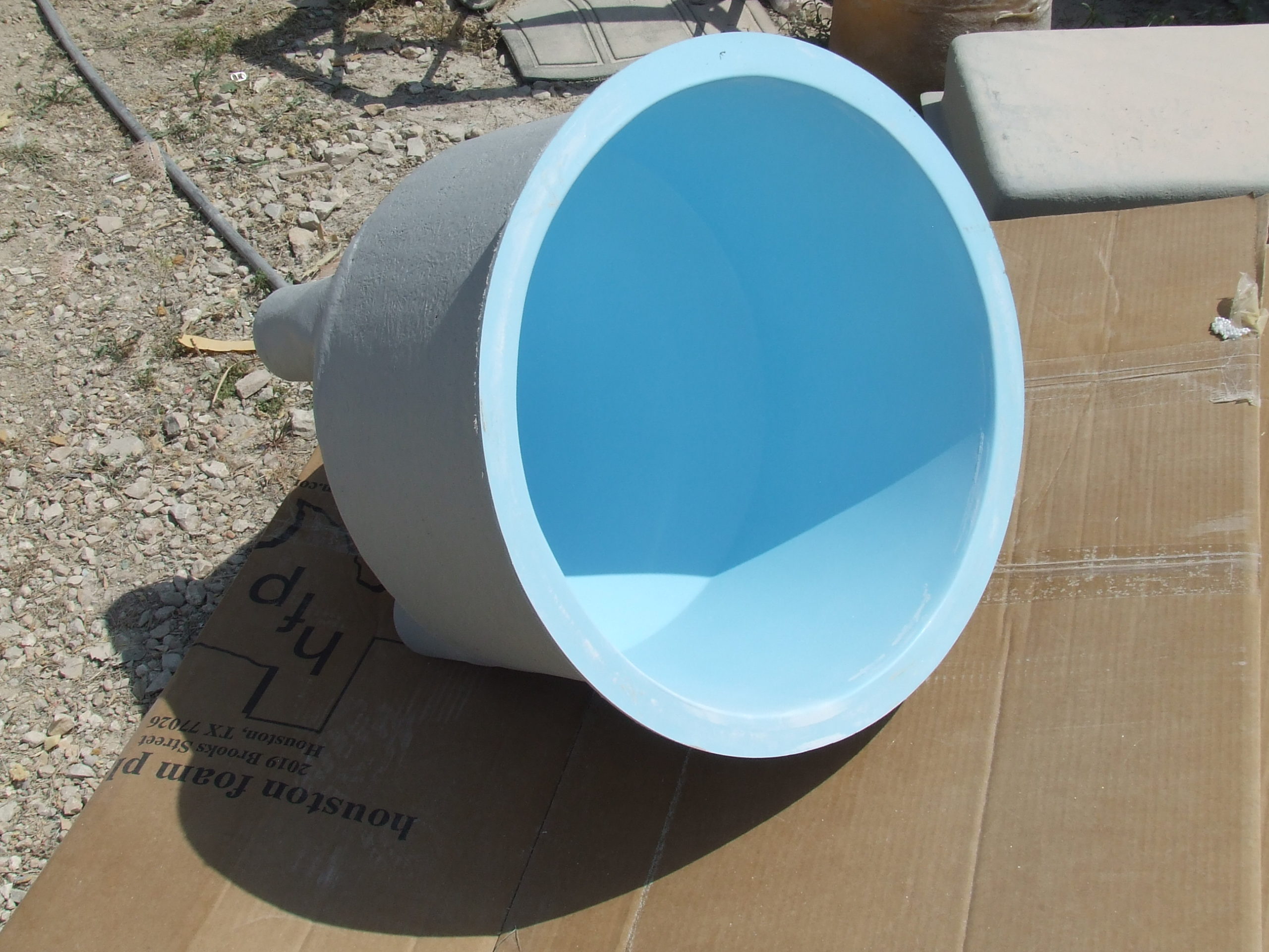 25 gal. Cone Bottom Fiberglass Tank - Hydro Composites, LLC