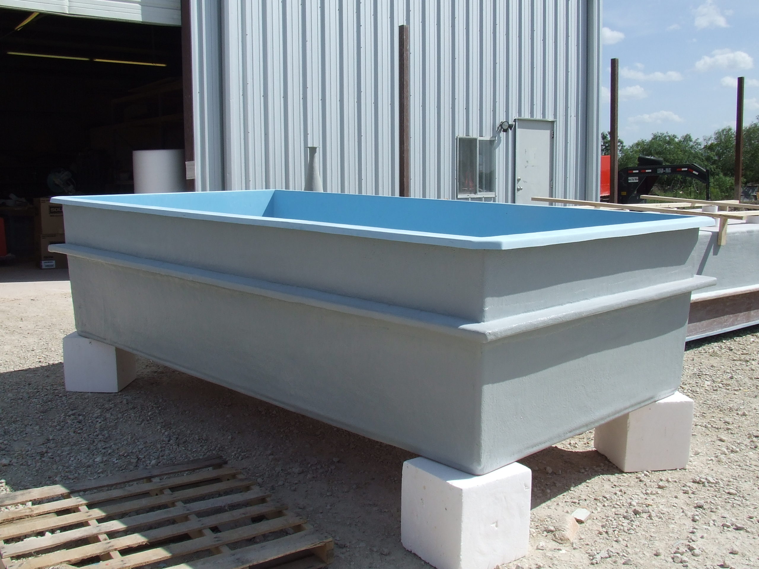 1,616 gal. Rectangular Fiberglass Tank - Hydro Composites, LLC