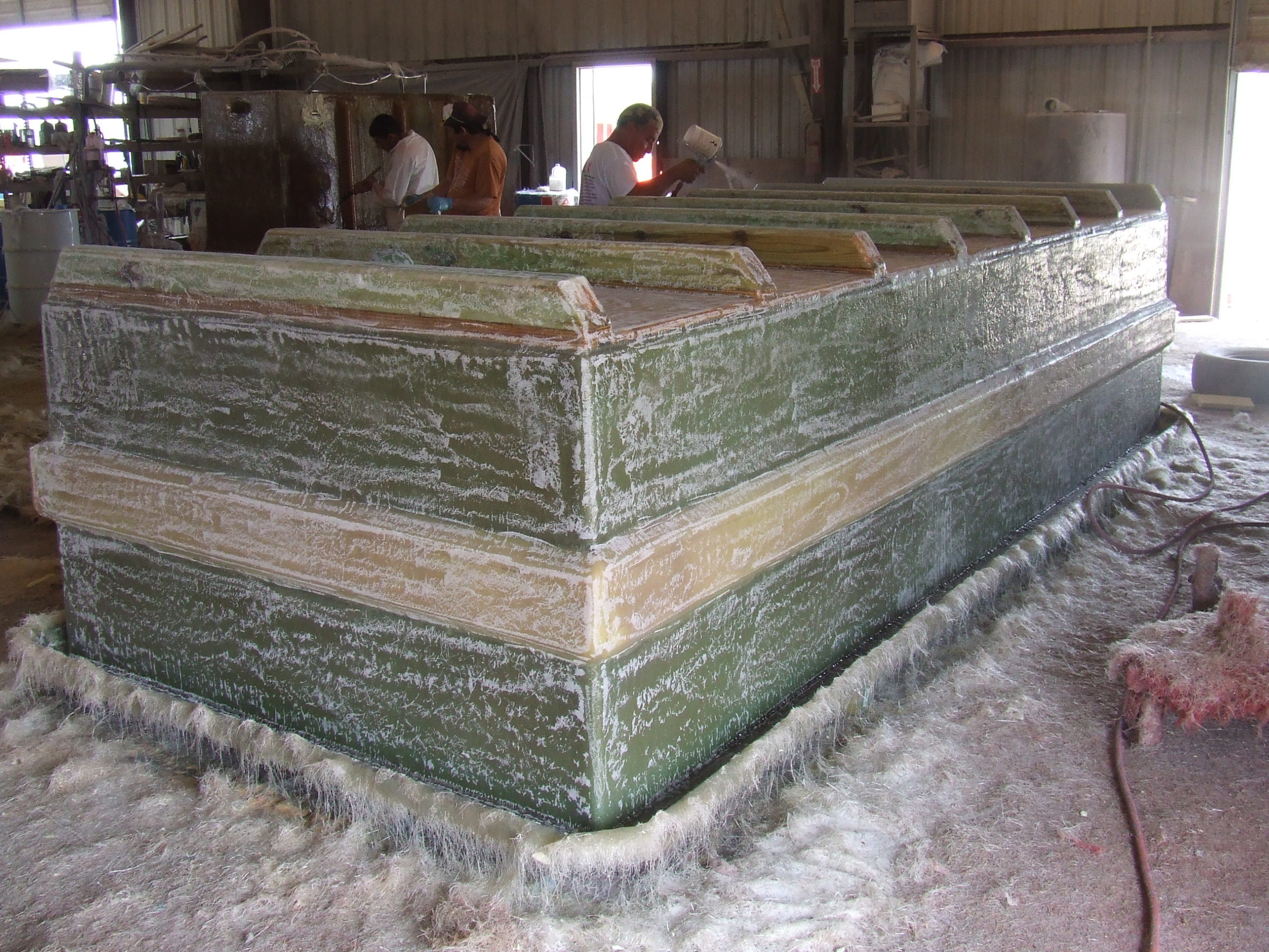 2,244 gal. Rectangular Fiberglass Tank - Hydro Composites, LLC